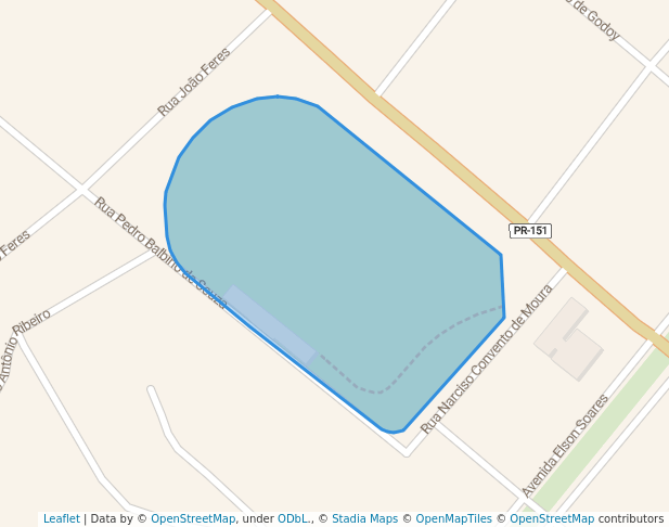 Estádio Djalma Salles in Carlópolis | Map and Routes