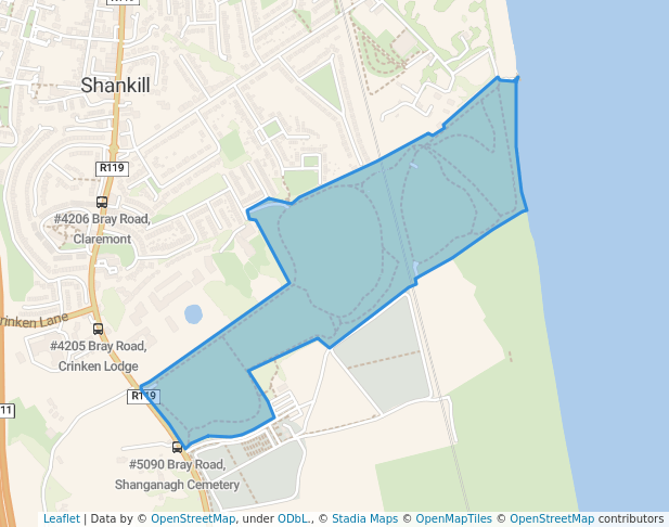 Shanganagh Park in Dublin | Map and Routes