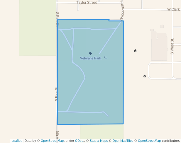 Veterans Park in Plainfield | Map and Routes