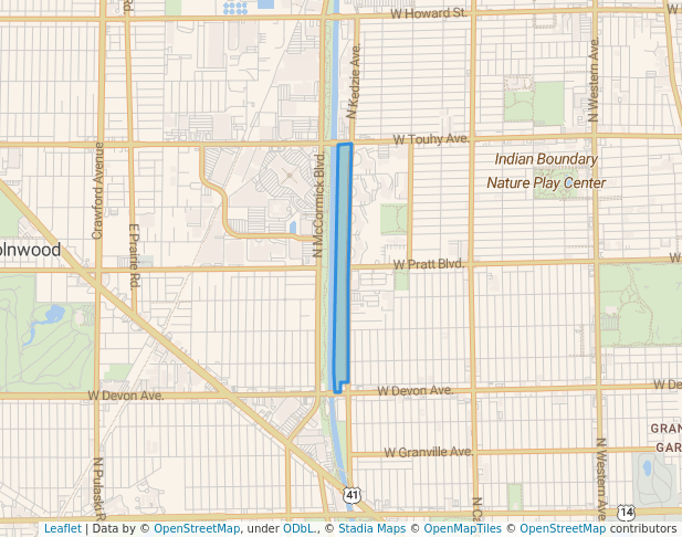 Park No. 538 in Chicago | Map and Routes