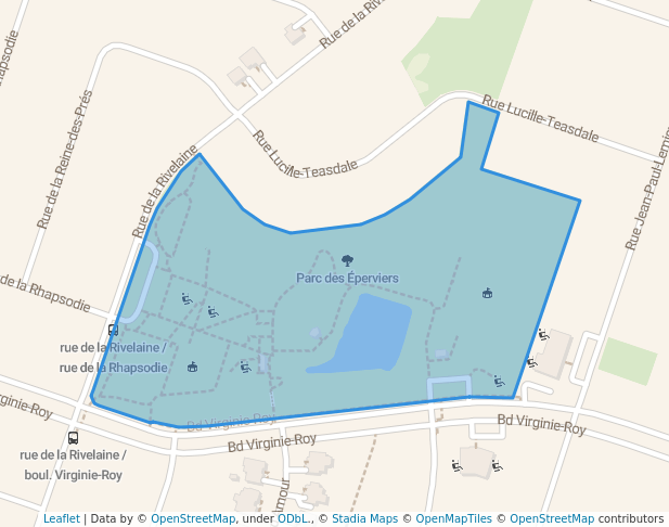 Parc des Éperviers in Notre-Dame-de-l'Île-Perrot | Map and Routes