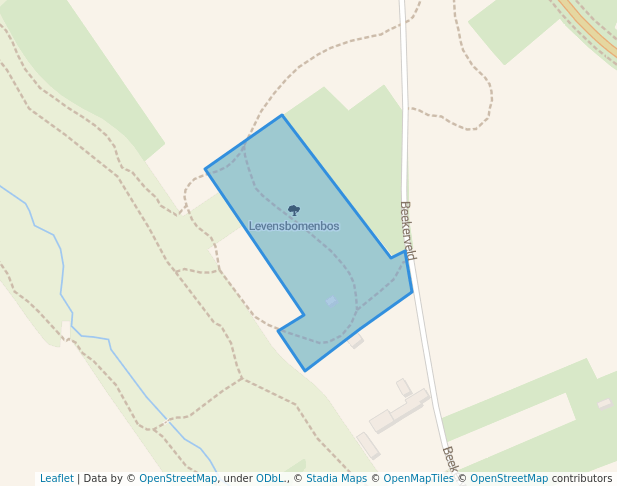 Levensbomenbos in Beek | Map and Routes