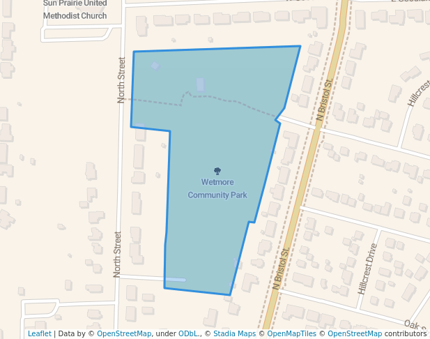 Wetmore Community Park in Sun Prairie | Map and Routes