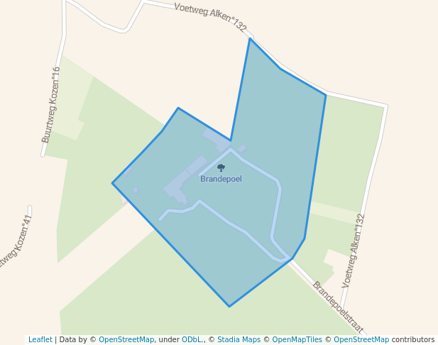 Brandepoel in Alken | Map and Routes