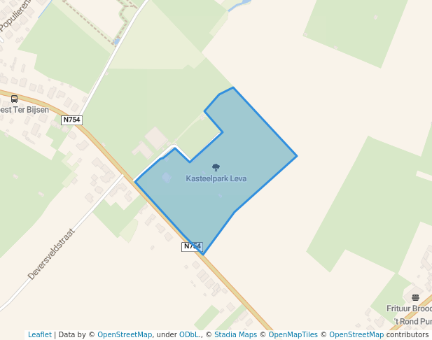 Kasteelpark Leva in Alken | Map and Routes