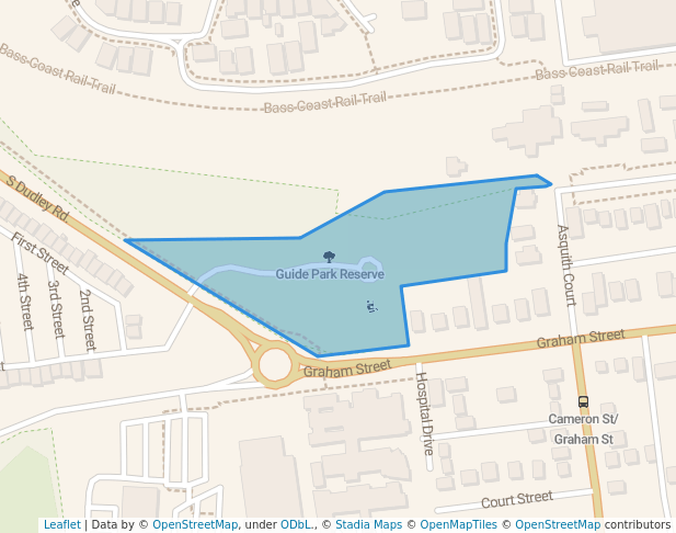 Guide Park Reserve in Wonthaggi | Map and Routes