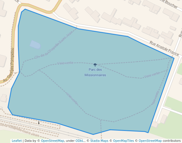 Parc des Missionnaires in Fontenay-le-Fleury | Map and Routes