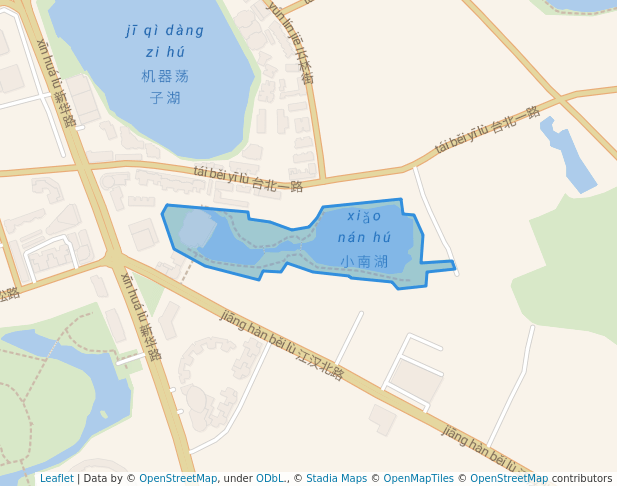 小南湖公园 in Wu Han Shi | Map and Routes