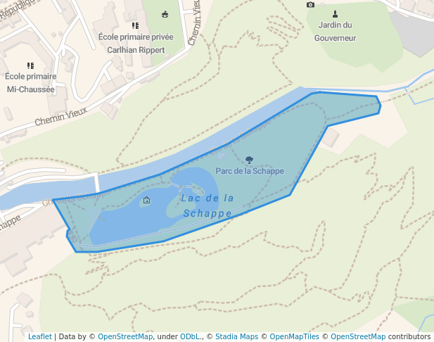 Parc de la Schappe in Briançon | Map and Routes