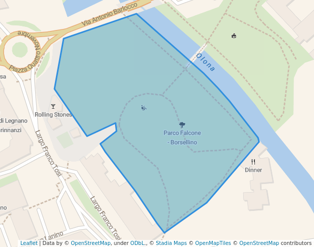 Parco Falcone - Borsellino in Legnano | Map and Routes