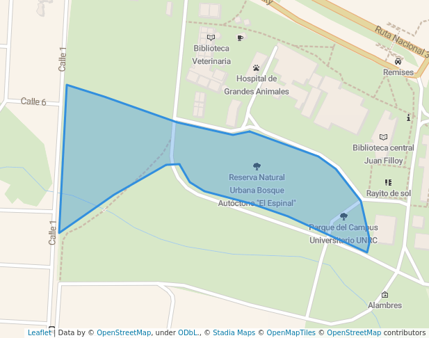 Reserva Natural Urbana Bosque Autóctono "El Espinal" in Río Cuarto ...