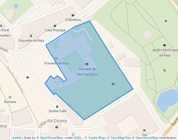 Pousada de São Francisco in Beja | Map and Routes