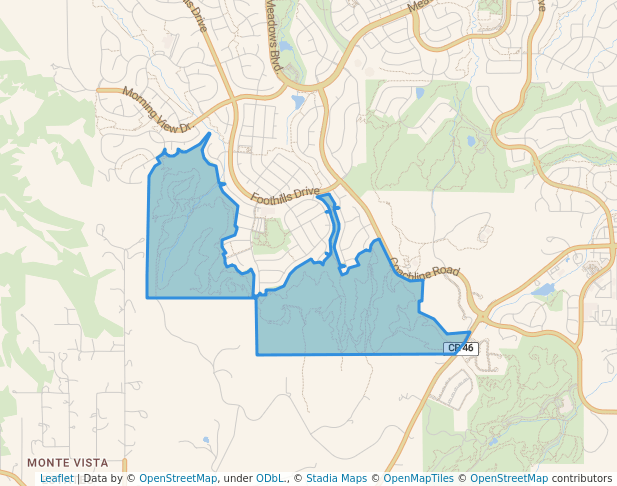 Ridgeline Open Space in Castle Rock | Map and Routes