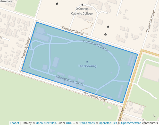 Armidale Showground in Armidale | Map and Routes