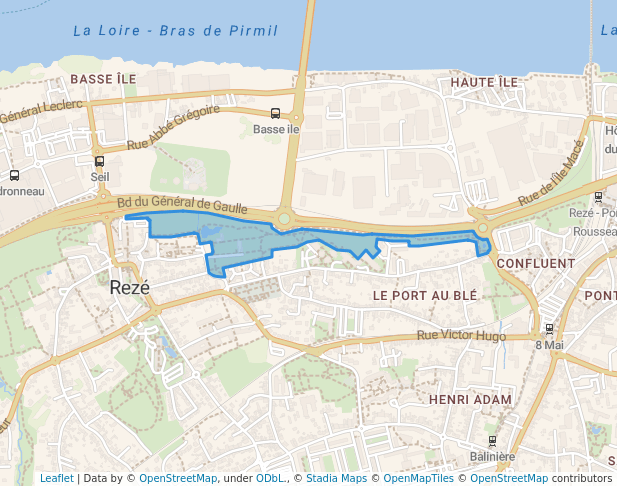 Promenade Villa El Salvador in Rezé | Map and Routes