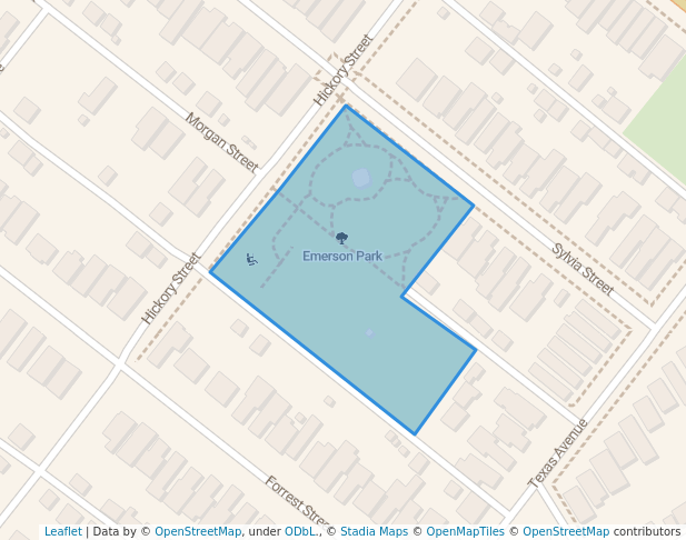 Emerson Park in Louisville | Map and Routes
