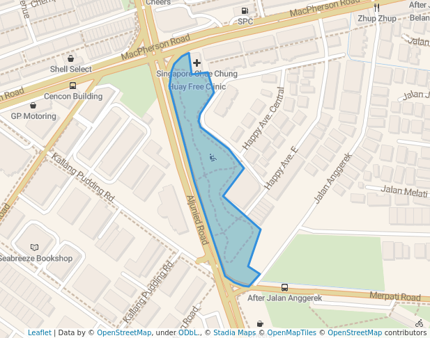 Aljunied Park in Singapore | Map and Routes