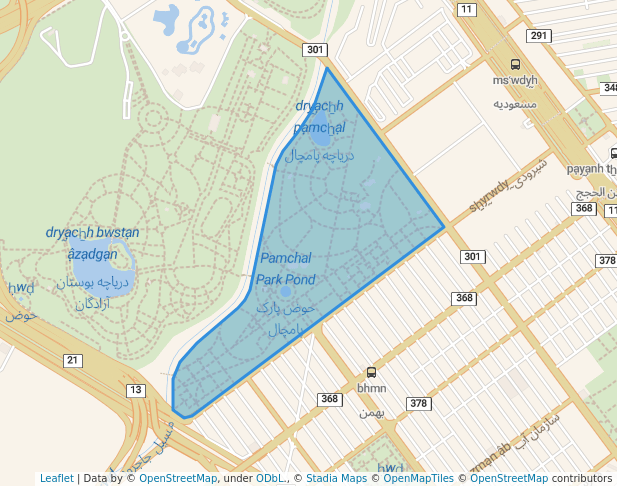 Khalij Fars Park in Tehran | Map and Routes