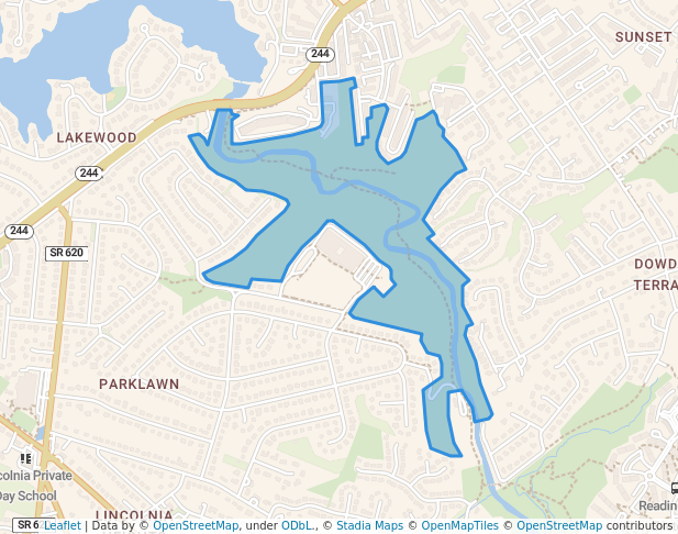 Holmes Run Park in Alexandria | Map and Routes