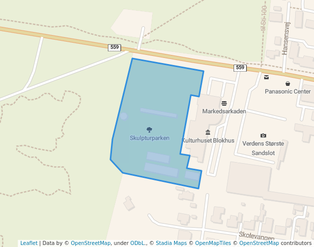 Skulpturparken in Blokhus | Map and Routes