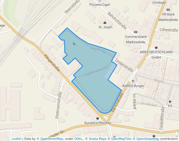Stadtpark in Marktredwitz | Map and Routes