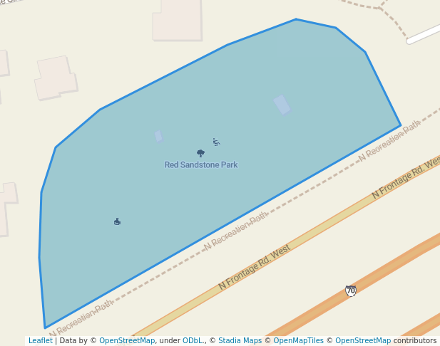 Red Sandstone Park in Vail | Map and Routes