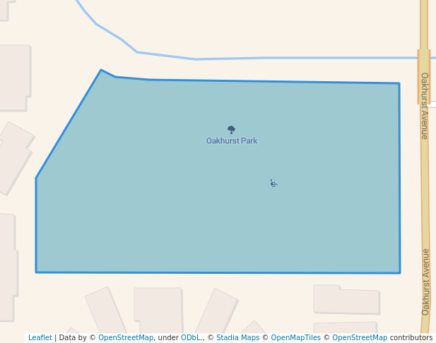 Oakhurst Park in Norman | Map and Routes