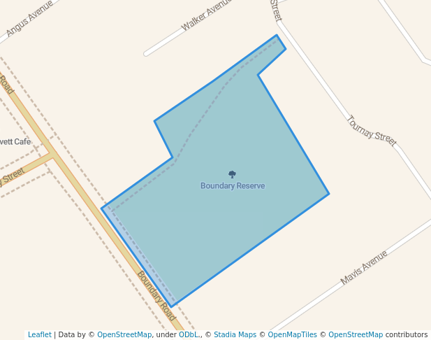 Boundary Reserve in Peakhurst | Map and Routes