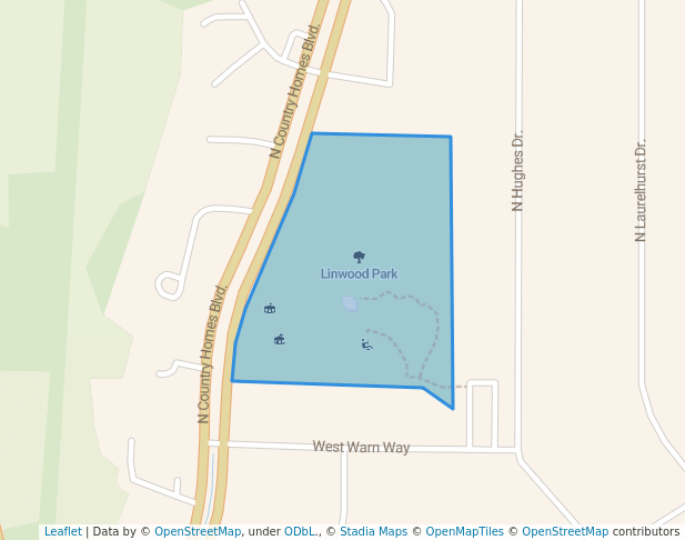 Linwood Park in Spokane | Map and Routes