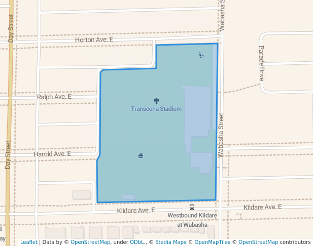 Transcona Stadium in Winnipeg | Map and Routes