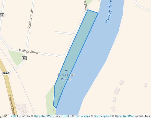 James Belsar Reserve in Swan Hill | Map and Routes