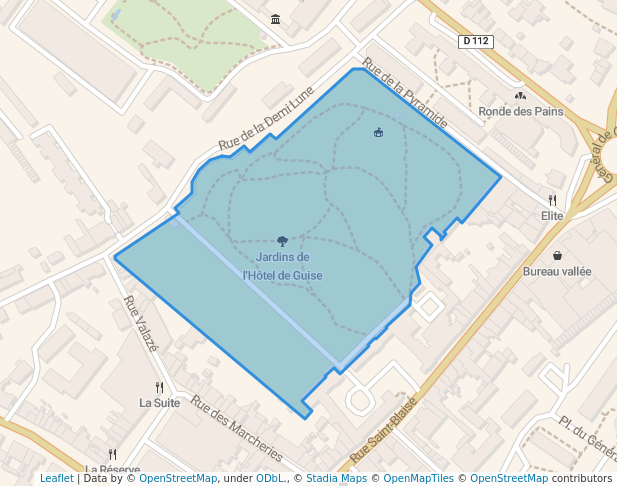 Parc de la préfecture in Alençon | Map and Routes