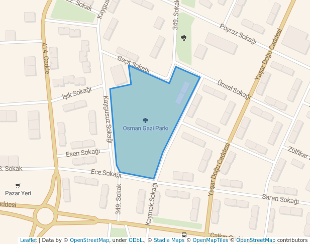 Osman Gazi Parkı in Ankara | Map and Routes