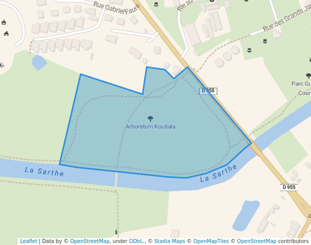 Arboretum Koutiala in Alençon | Map and Routes