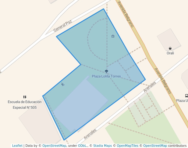 Plaza Lolita Torres in Avellaneda | Map and Routes