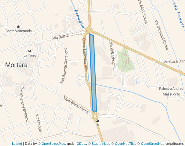 Viale dei Mille in Mortara | Map and Routes