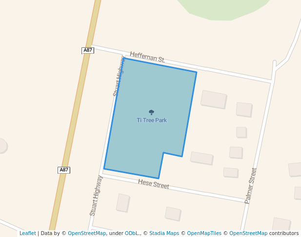 Ti Tree Park In Ti Tree Map And Routes