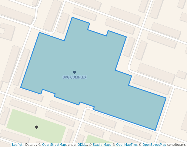 SPG COMPLEX in New Delhi | Map and Routes