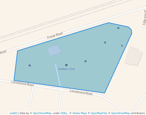 Hartley's Oval in Canley Vale | Map and Routes