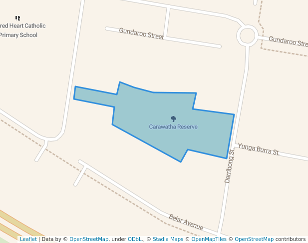 Carawatha Reserve in Villawood | Map and Routes