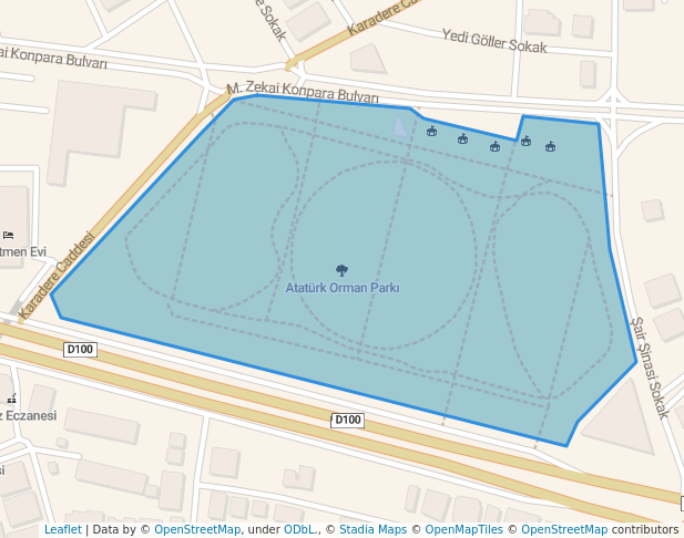 Atatürk Orman Parkı in Bolu | Map and Routes