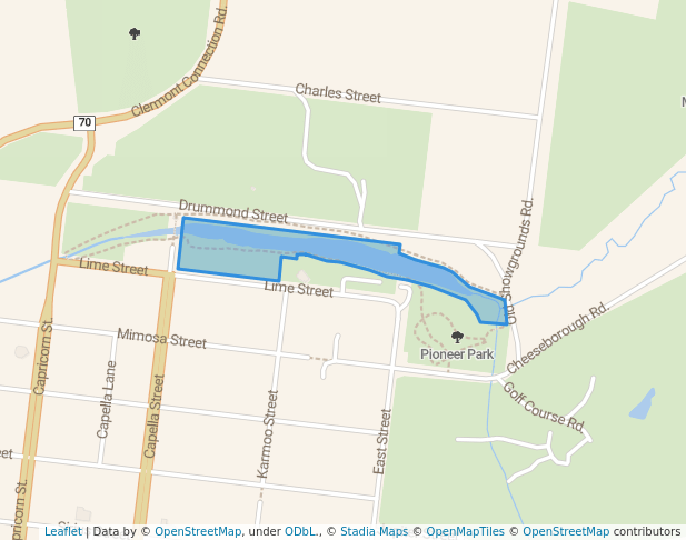 Centenary Place in Clermont | Map and Routes