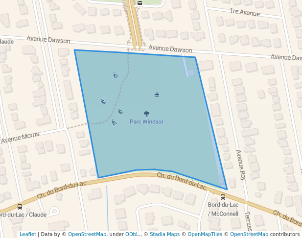 Parc Windsor in Dorval | Map and Routes