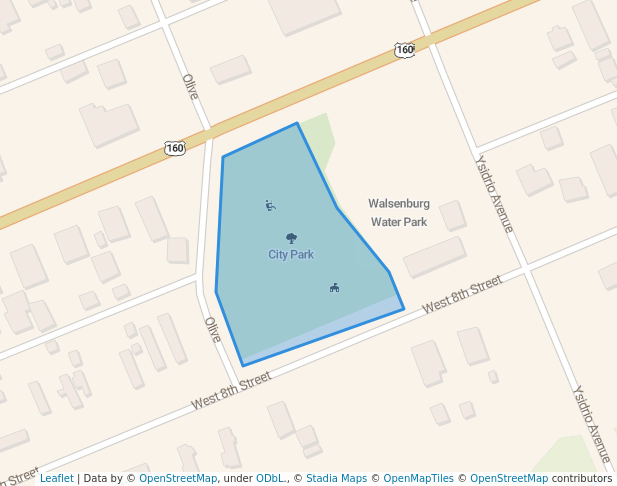 People's Park in Walsenburg | Map and Routes