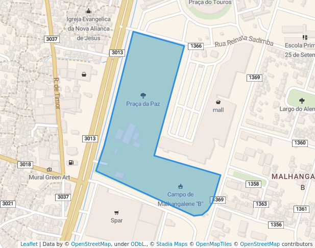 Praça da Paz in Maputo | Map and Routes
