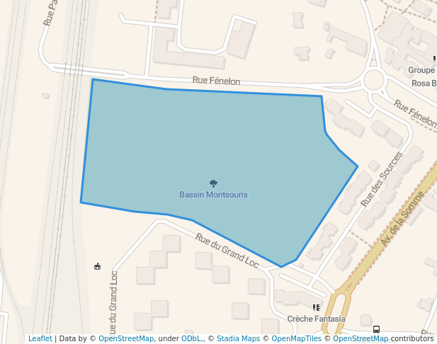 Bassin Montsouris in Bassens | Map and Routes