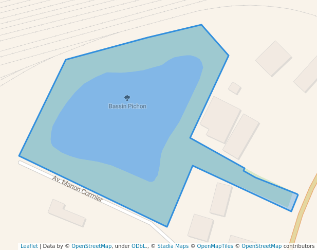 Bassin Pichon in Bassens | Map and Routes