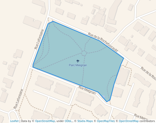 Parc Meignan in Bassens | Map and Routes