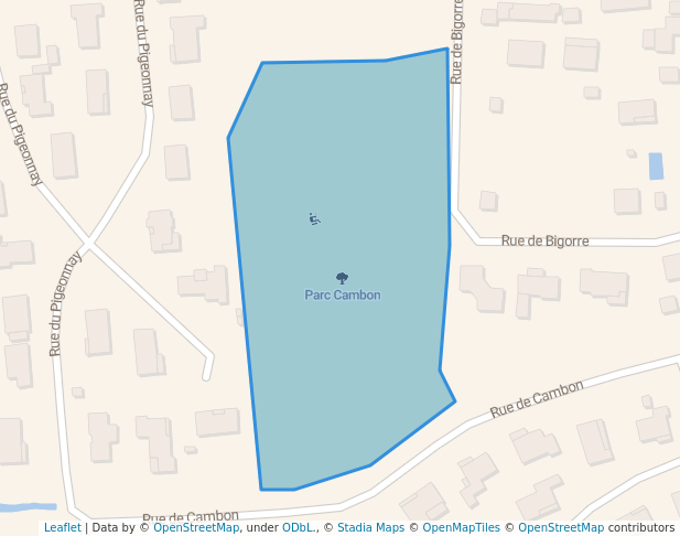 Parc Cambon in Blanquefort | Map and Routes