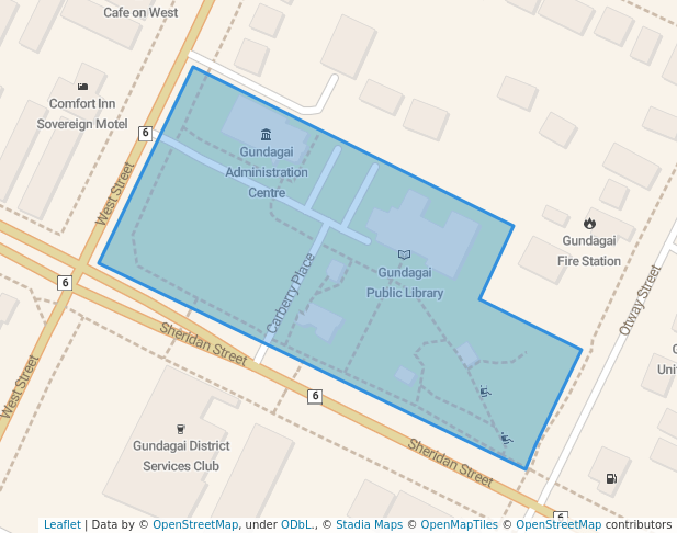 Carberry Park in Gundagai | Map and Routes